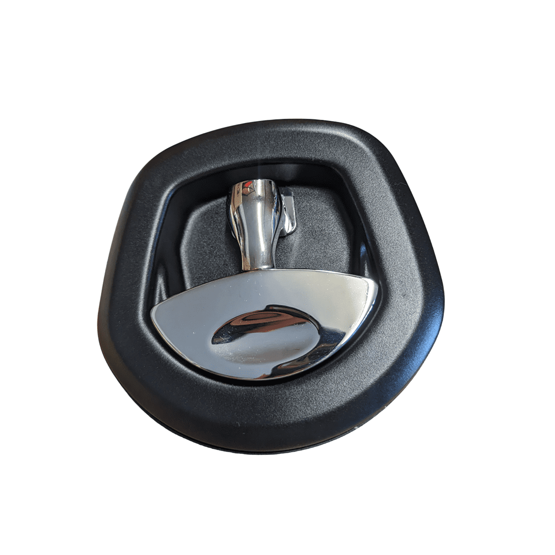 COMPRESSION LOCK, BLACK HANDLE, CHROME T, J201 KEY - Wilcox Bodies